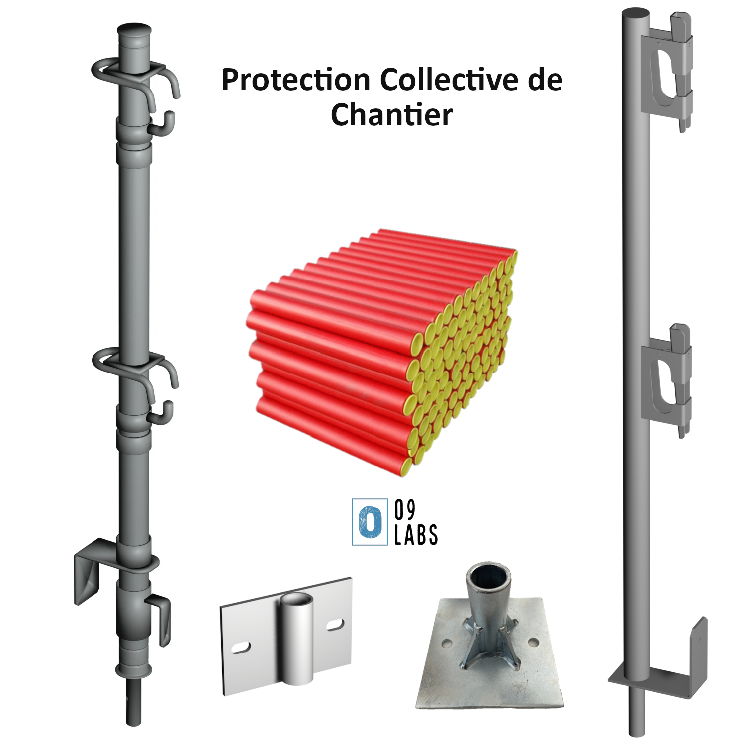 Equipements de Protection Collective - Garde corps.